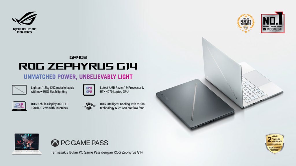 ASUS ROG Zephyrus G14: Laptop Gaming Ringkas dan Powerful - ROG ...
