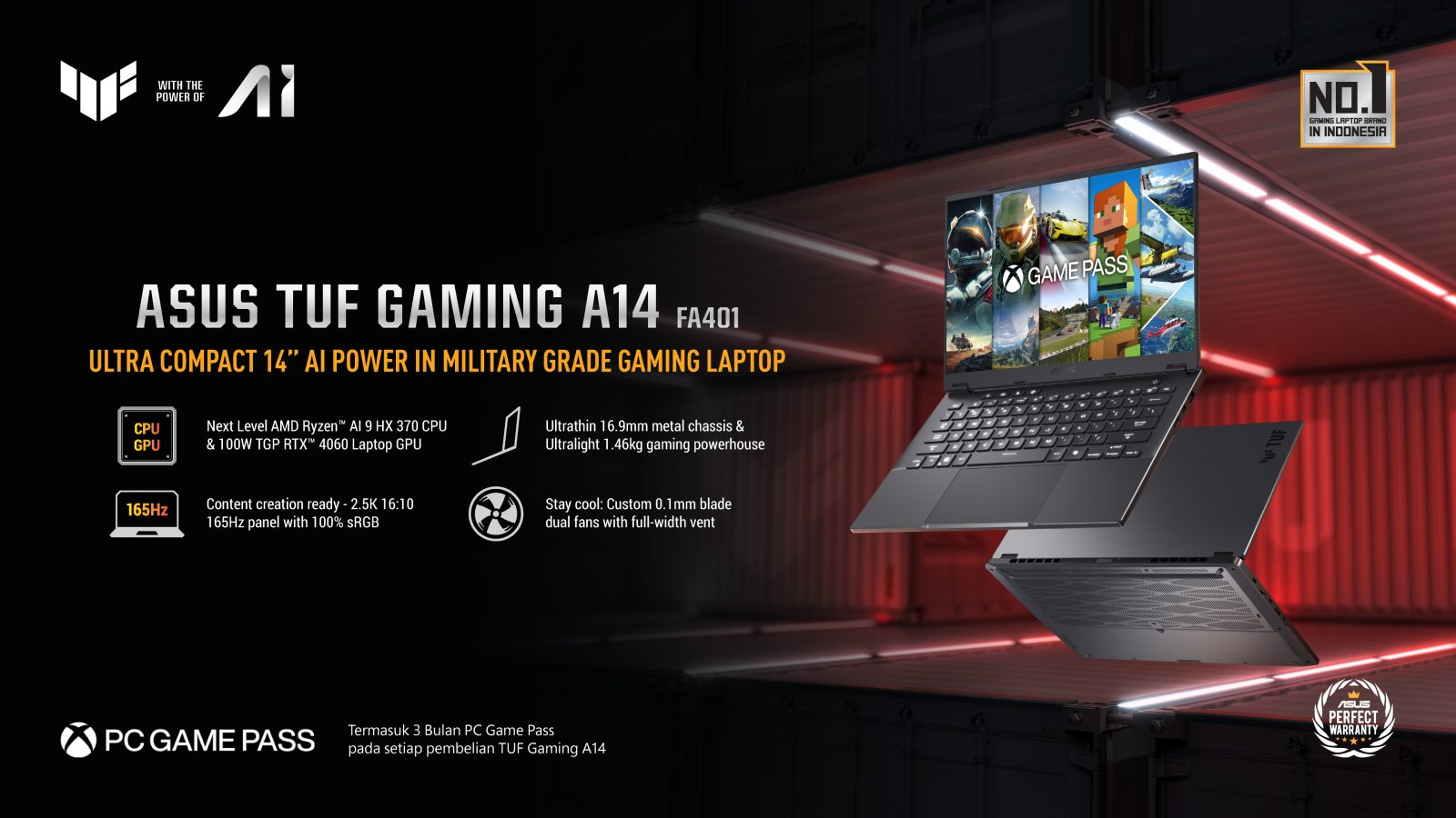 ASUS TUF Gaming A14 (2024): Laptop Gaming Ringan dengan Performa Tinggi ...
