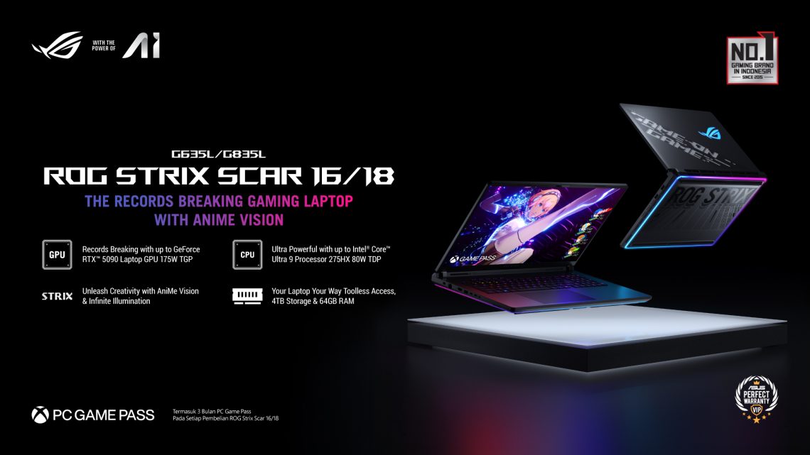 ROG Strix SCAR 16 (2025): Laptop Gaming Kompetitif dengan RTX 5090 dan ...